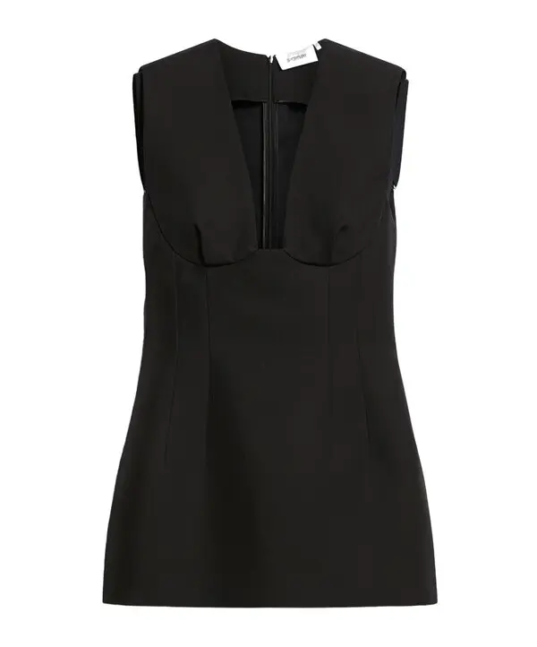Sportmax Sleeveless Corset Top - Black