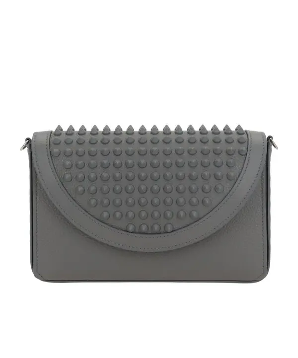 CHRISTIAN LOUBOUTIN Funky Spikes Wallet - Gray