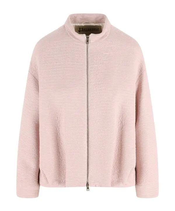 Herno Zip-up Sequined Jacket