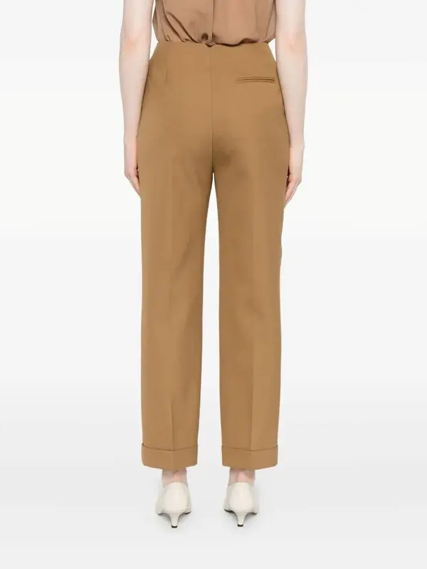 Alberta Ferretti Cuffed Hem Trousers