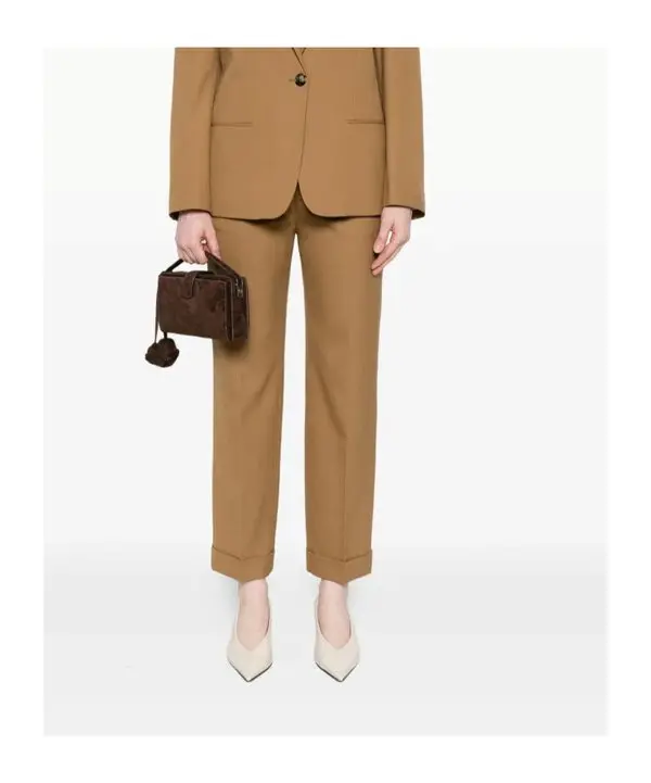 Alberta Ferretti Cuffed Hem Trousers