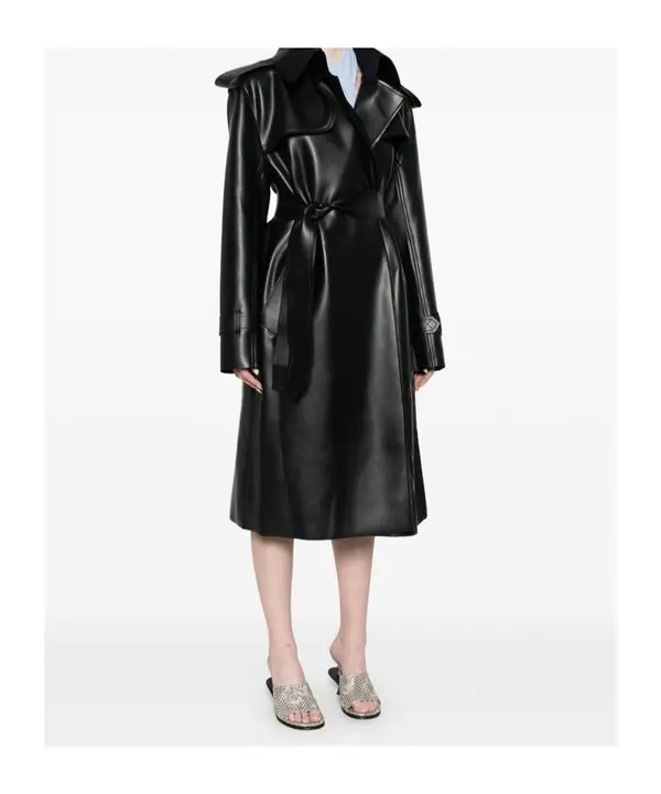 Norma Kamali Belted Trench Coat