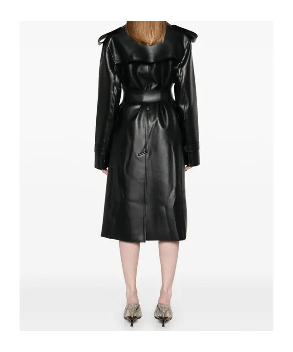 Norma Kamali Belted Trench Coat