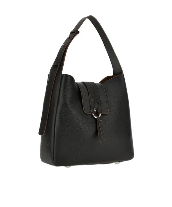 Hogan Trend Hobo Shoulder Bag - Black