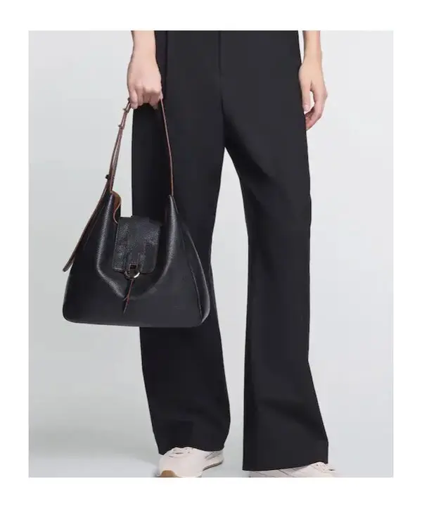 Hogan Trend Hobo Shoulder Bag - Black