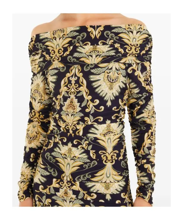 Farm Rio Arabesque Off-shoulder Maxi Dress