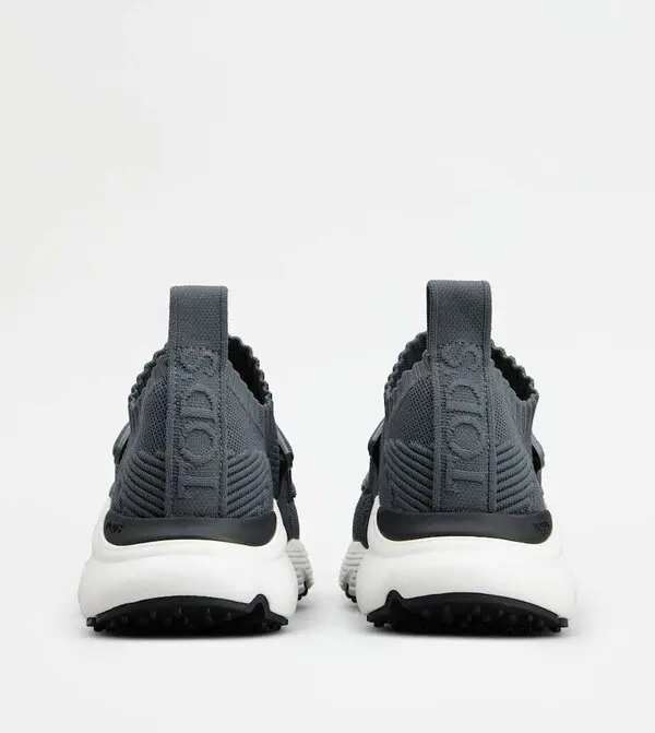 TOD'S Kate Slip-on Sneakers With Embossed Logo - Black