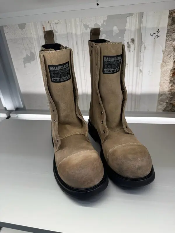 Balenciaga Truck Lace-up Boots