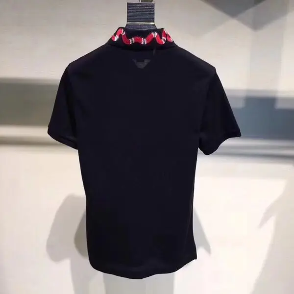 Gucci Polo With Snake Embroidery