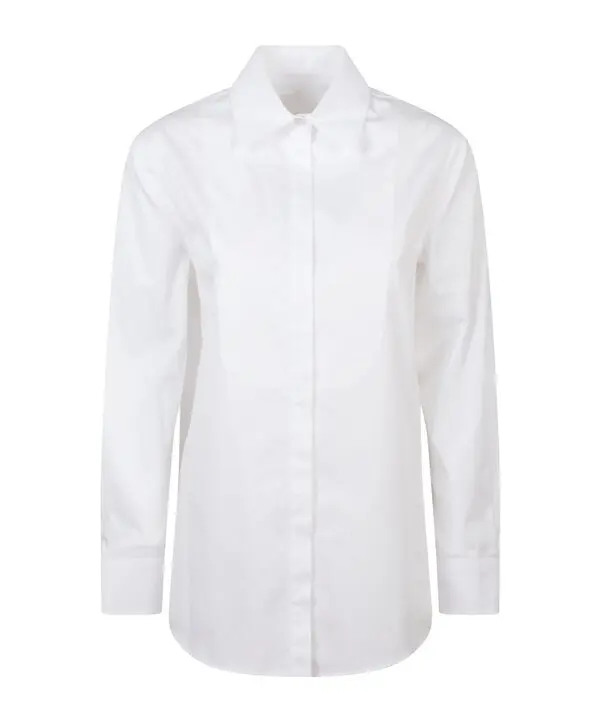 DONDUP Long-sleeved Button-down Shirt - White