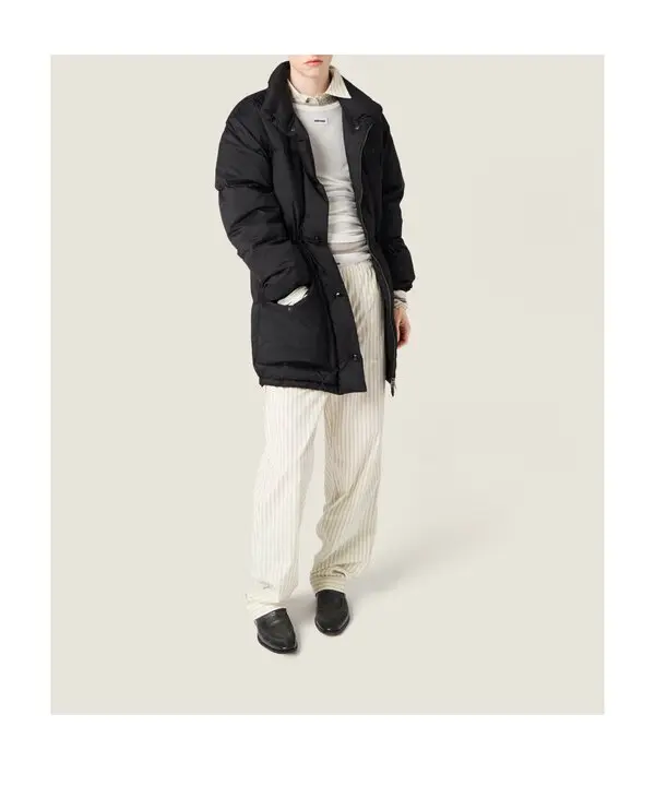 Miu Miu High-neck Drawstring Puffer Jacket
