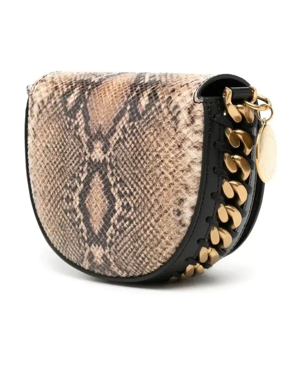Stella McCartney Graphic Printed Chained Shoulder Bag