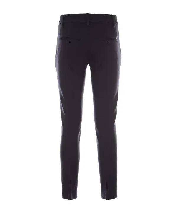 DONDUP Belt-loop Tailored Casual Pants - Black