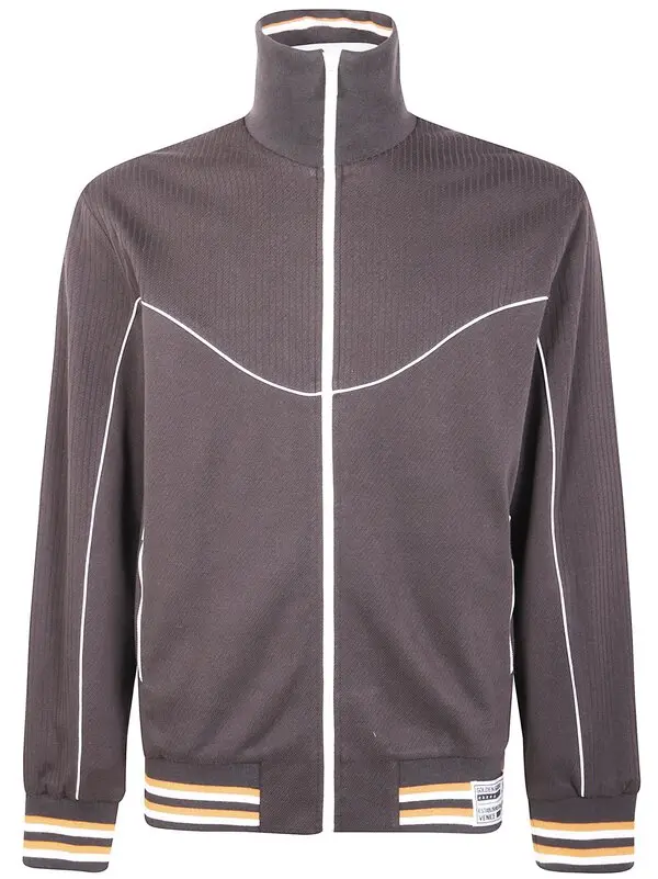GOLDEN GOOSE Ribbed-panel Zip-up Jacket