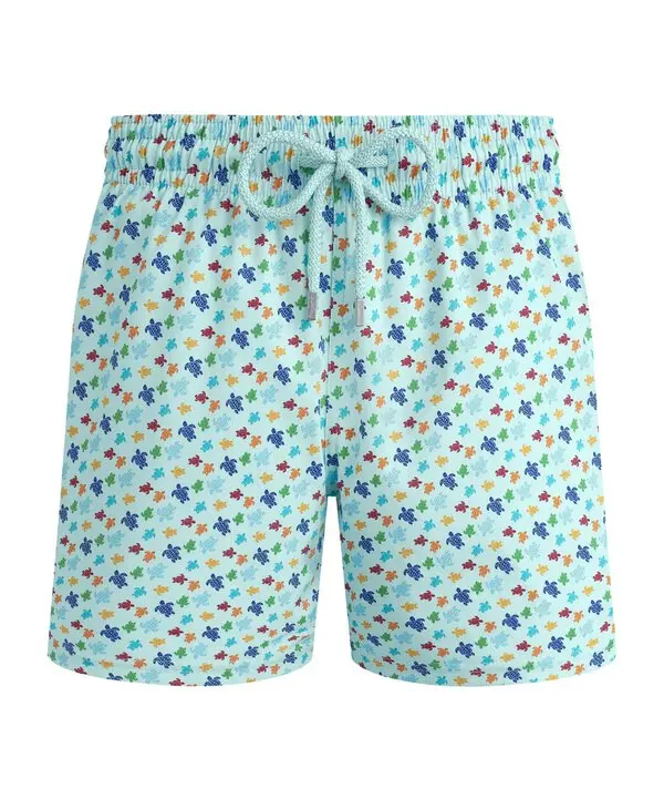 Vilebrequin Micro Ronde Des Tortues Rainbow Swim Shorts - Pacific /blue