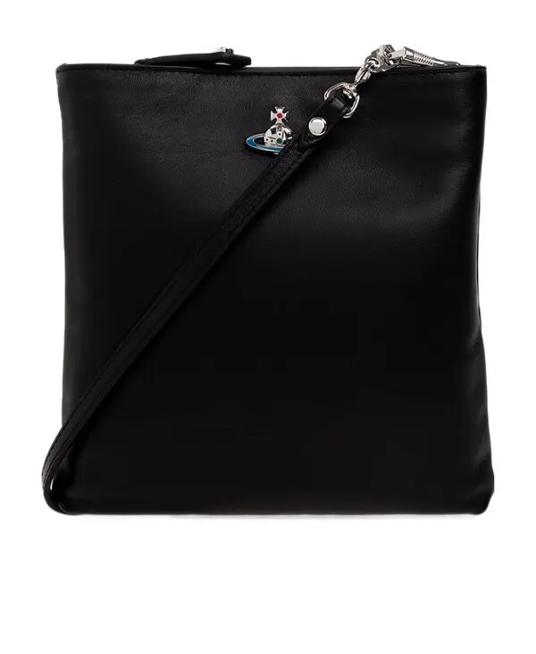 VIVIENNE WESTWOOD Squire Square Crossbody Bag - Black