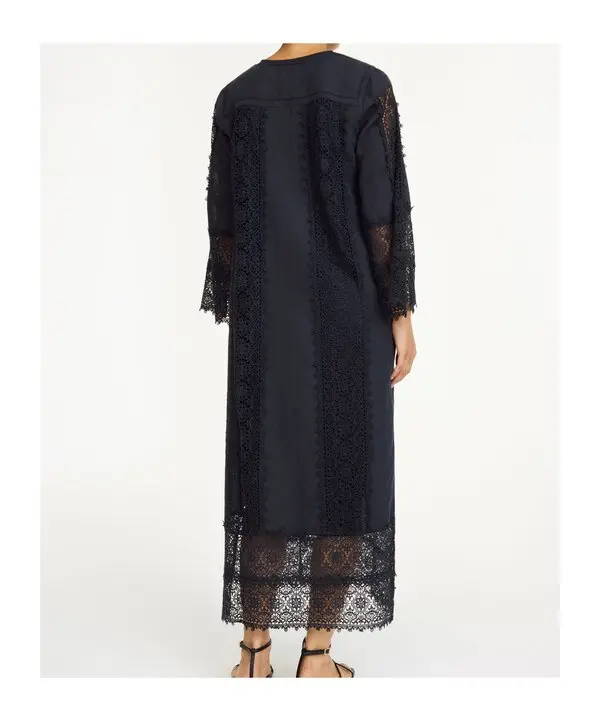 BY MALENE BIRGER Lace-panel Midi Dress