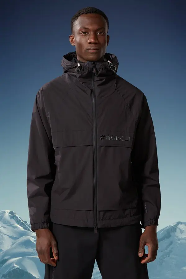 Moncler Foret Hooded Zip-up Jacket With Polartec Alpha Insulation