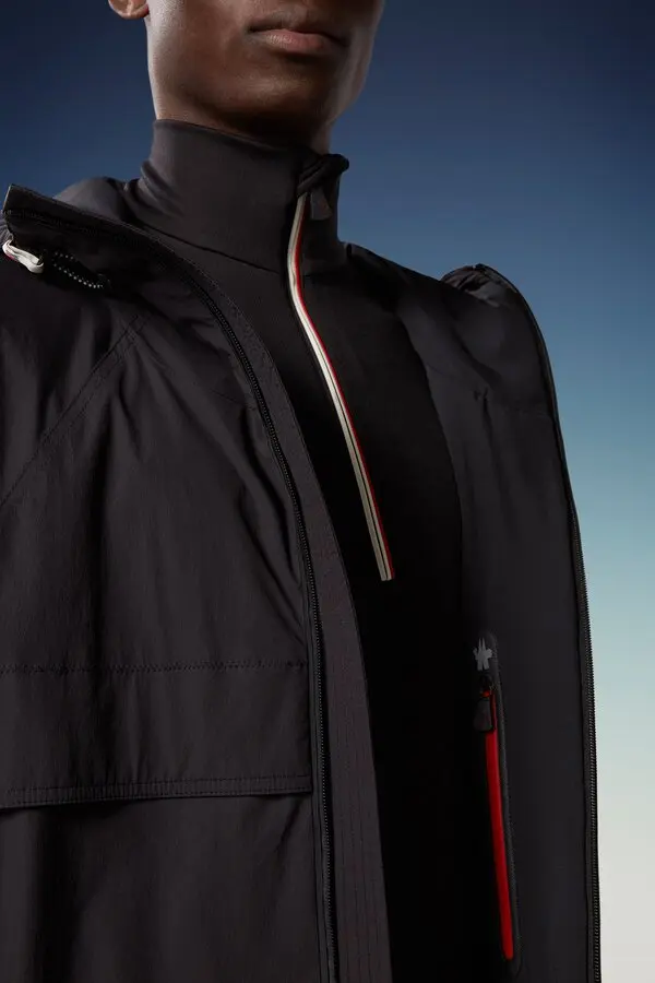 Moncler Foret Hooded Zip-up Jacket With Polartec Alpha Insulation