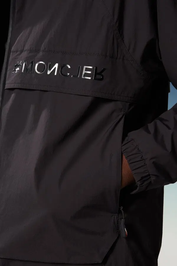 Moncler Foret Hooded Zip-up Jacket With Polartec Alpha Insulation