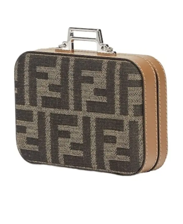 Fendi Brown Fabric Charm