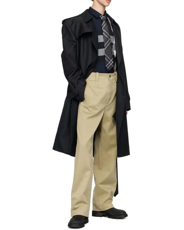 Burberry Checkered Long-sleeved Shirt - Black