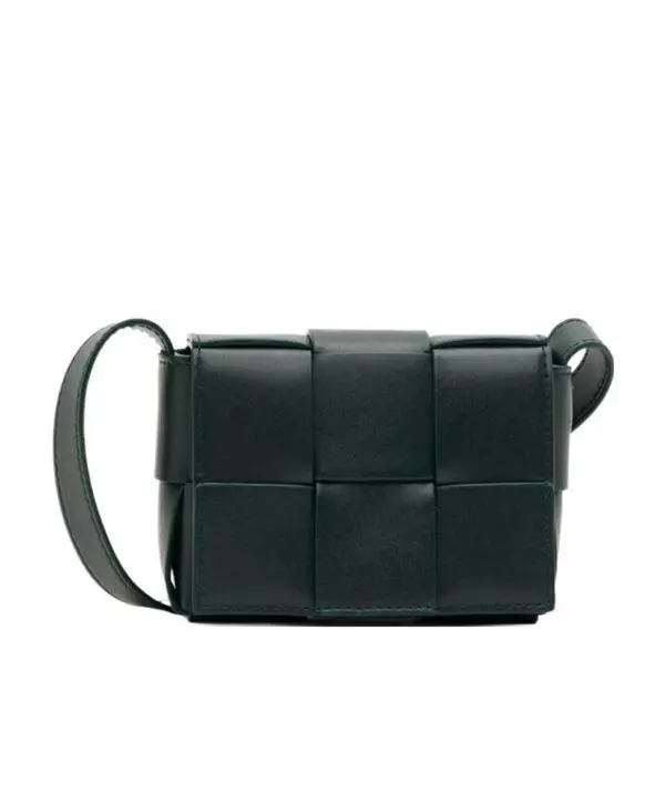 Bottega Veneta Padded Cassette Mini Shoulder Bag - Green
