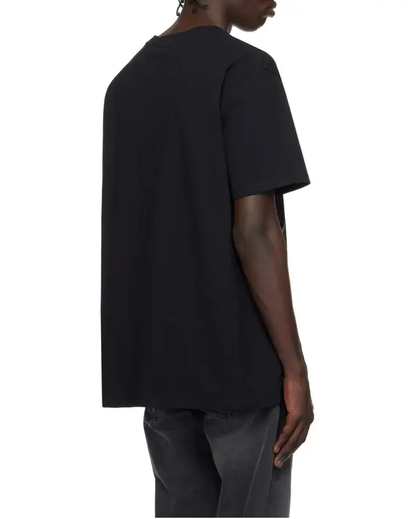 Balmain Flocked Logo T-shirt