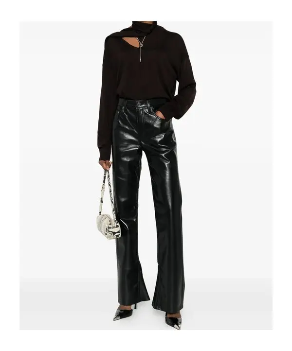 AGOLDE Coated Flared Jeans