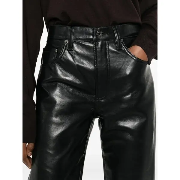 AGOLDE Coated Flared Jeans