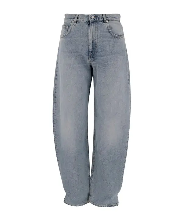 HAIKURE Five-pocket Denim Trousers - Gray