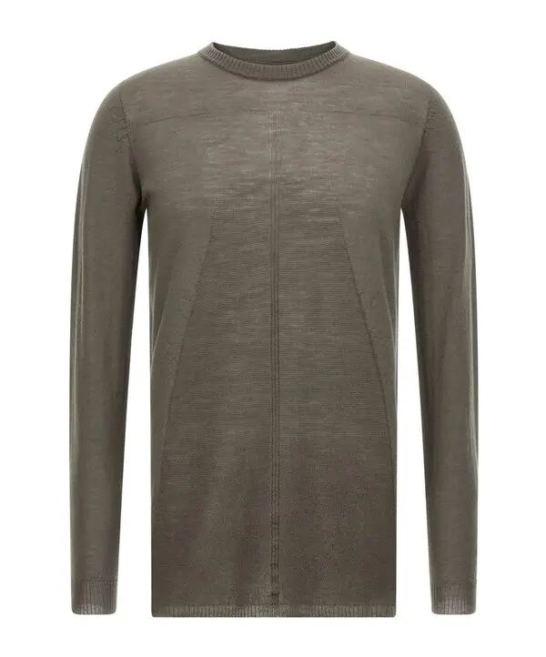 Rick Owens Crewneck Long Sleeve Pullover - Green