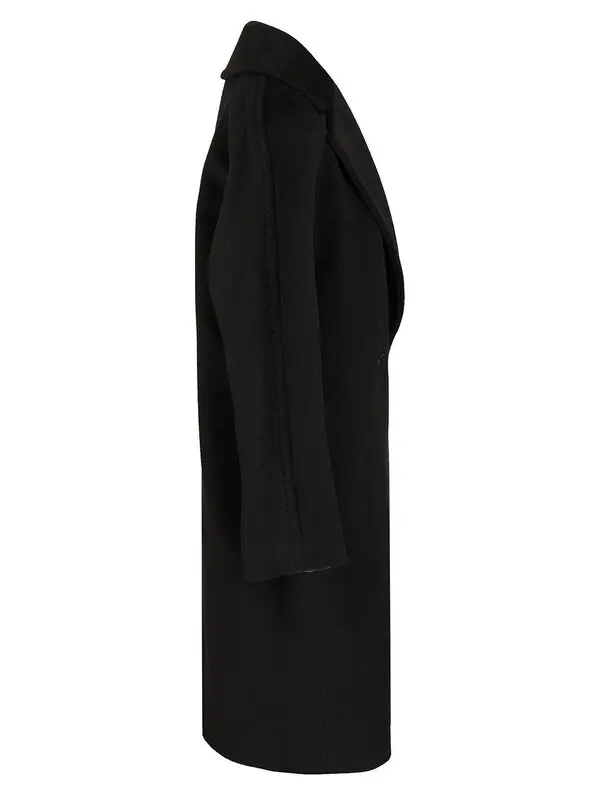 Max Mara Tokio Double Breasted Coat - Black