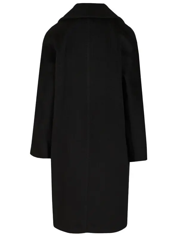Max Mara Tokio Double Breasted Coat - Black