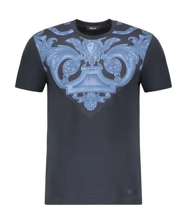 Versace Barocco-printed Crewneck T-shirt