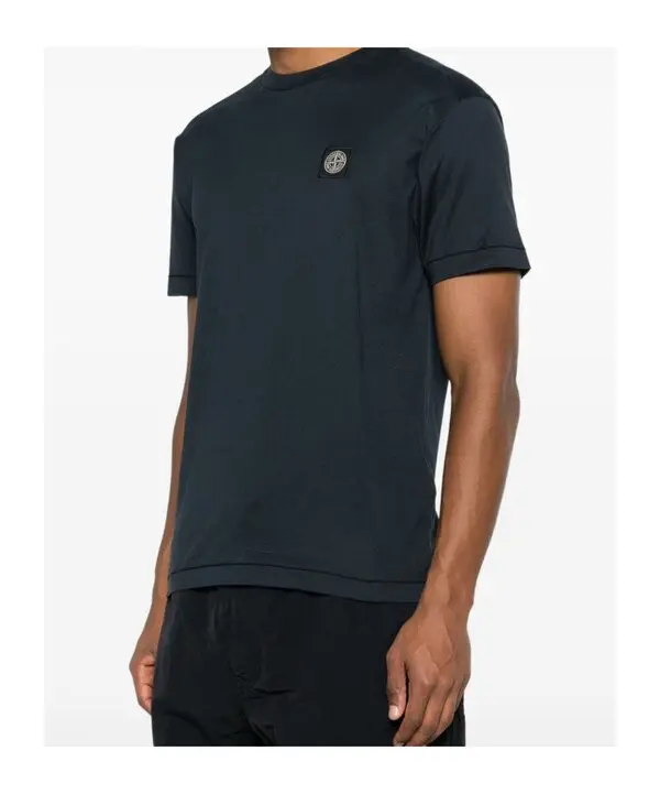 Stone Island Compass Patch T-shirt - Navy Blue