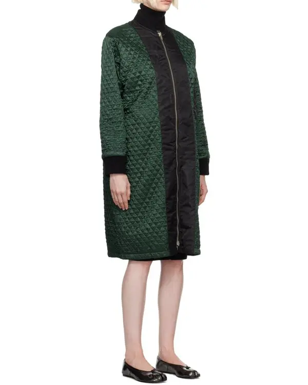 MAISON MARGIELA Quilted Zip-up Coat