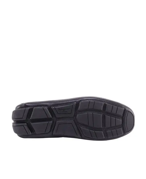 FERRAGAMO Gancini Loafers - Black
