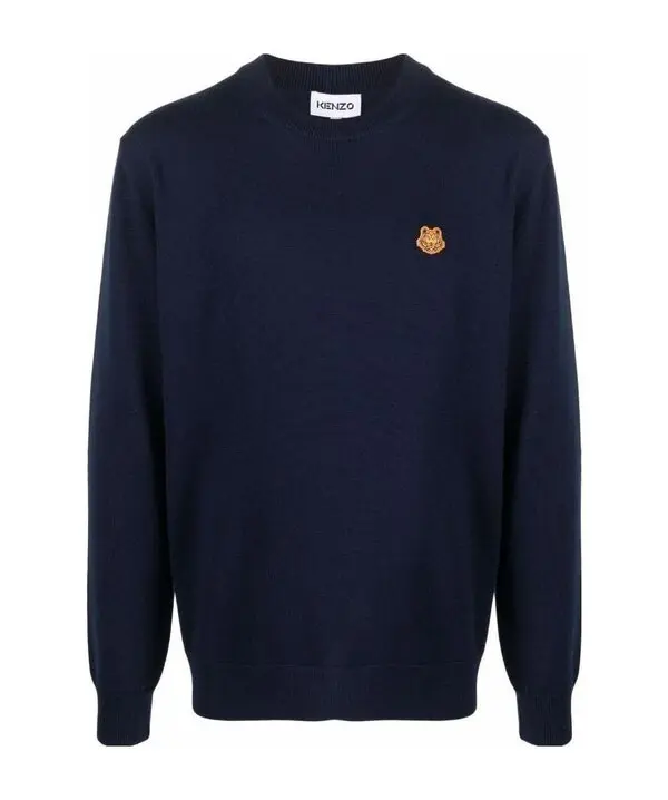 Kenzo Tiger Logo Patch Jumper