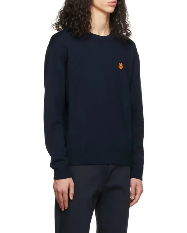 Kenzo Tiger Logo Patch Jumper