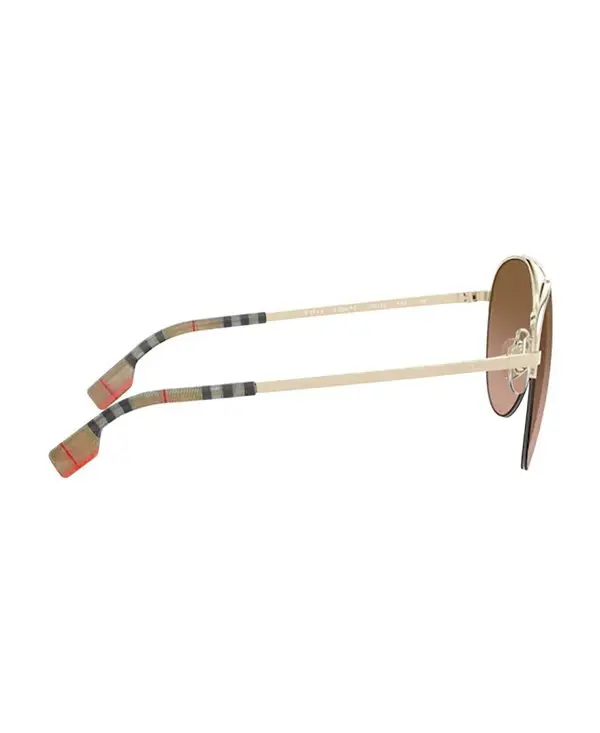 Burberry Aviator Frame Sunglasses