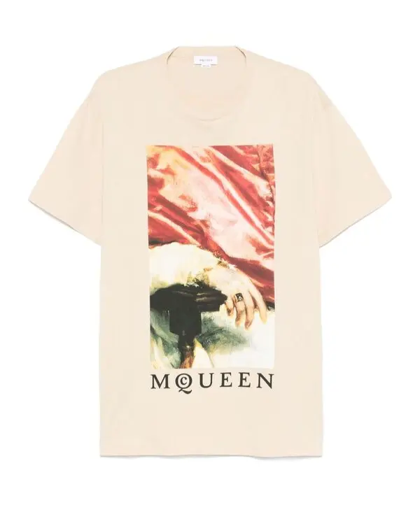 Alexander McQueen Graphic Printed Crewneck T-shirt
