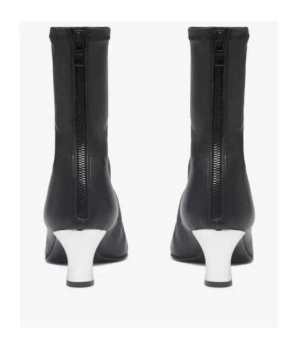 Alexander McQueen Pointed-toe Ankle Boots With Armadillo Heel