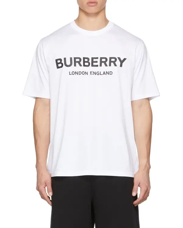 Burberry Logo Print Crewneck T-shirt
