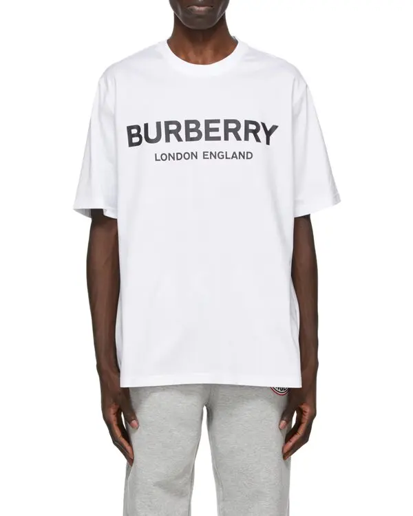 Burberry Logo Print Crewneck T-shirt