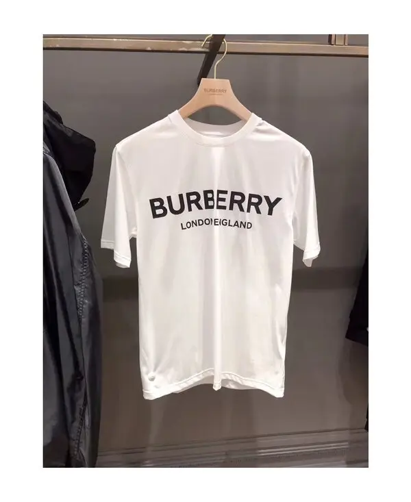 Burberry Logo Print Crewneck T-shirt