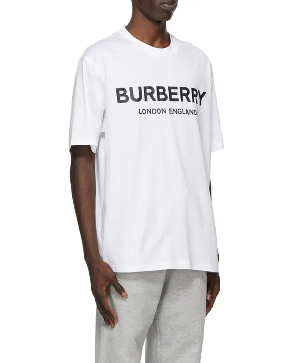 Burberry Logo Print Crewneck T-shirt