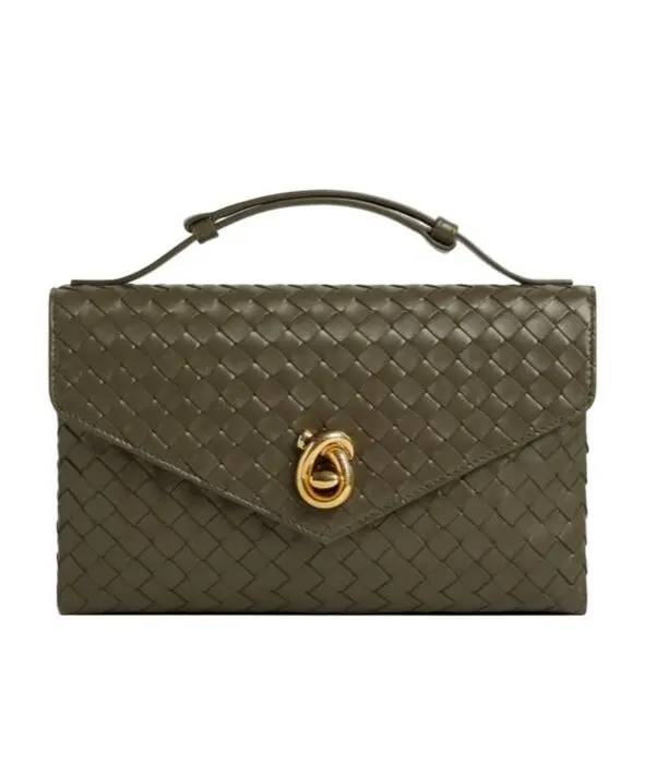 Bottega Veneta Knot Lock Bag - Green