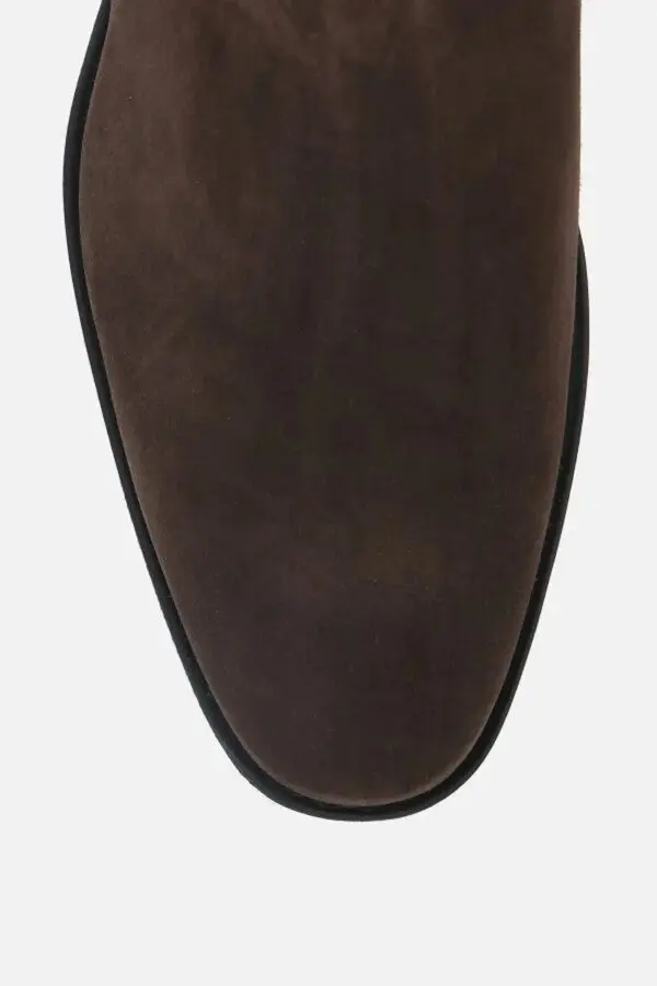 Church's Almond Toe Ankle Boots With Side Strap And Buckle