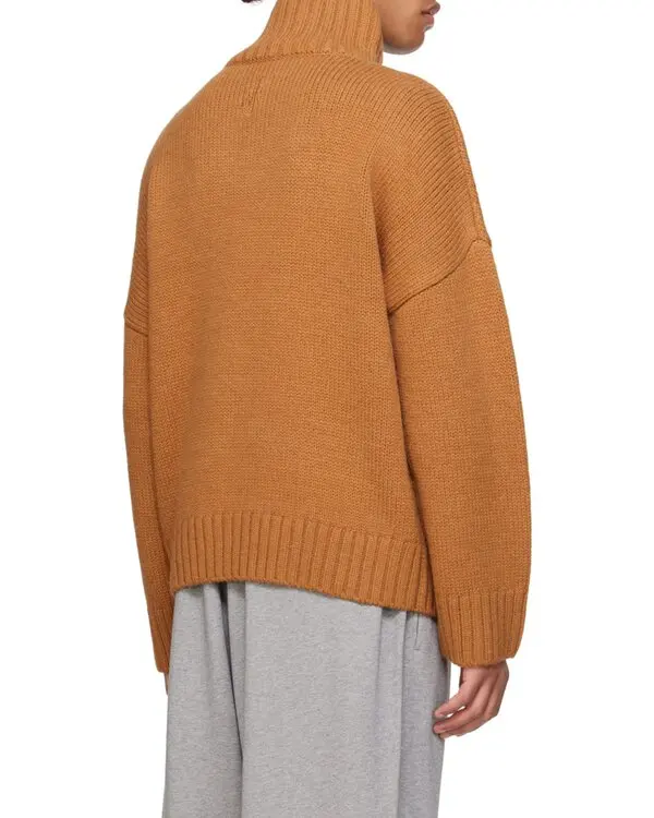 J.W.ANDERSON Jw Anderson Patch Pocket Turtleneck Knitted Jumper - Red